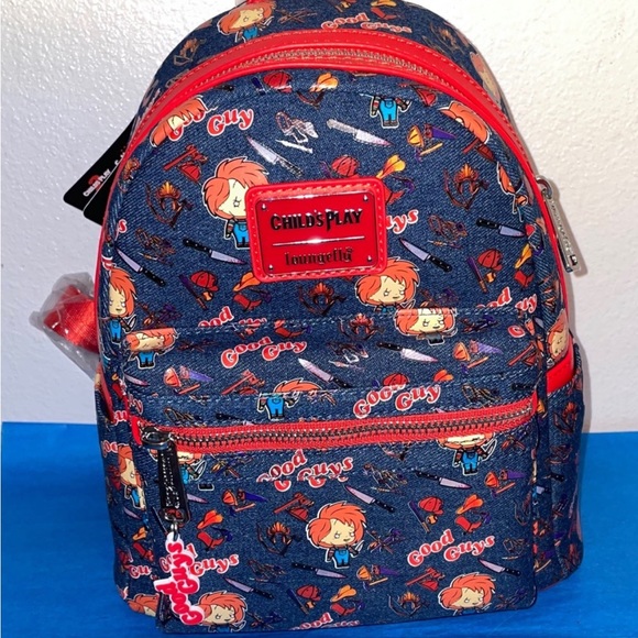 Loungefly | Bags | Exclusive Loungefly Childs Play Chucky All Over ...